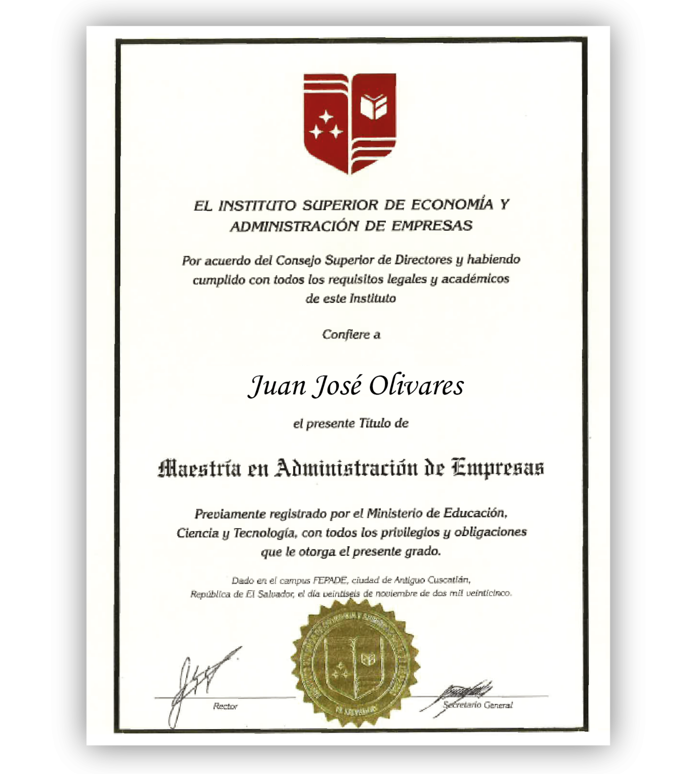 MBA - ISEADE – FEPADE
